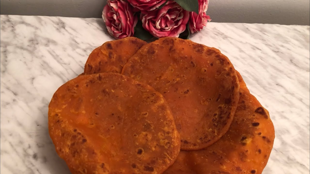 Red Pepper Paratha Recipe - YouTube