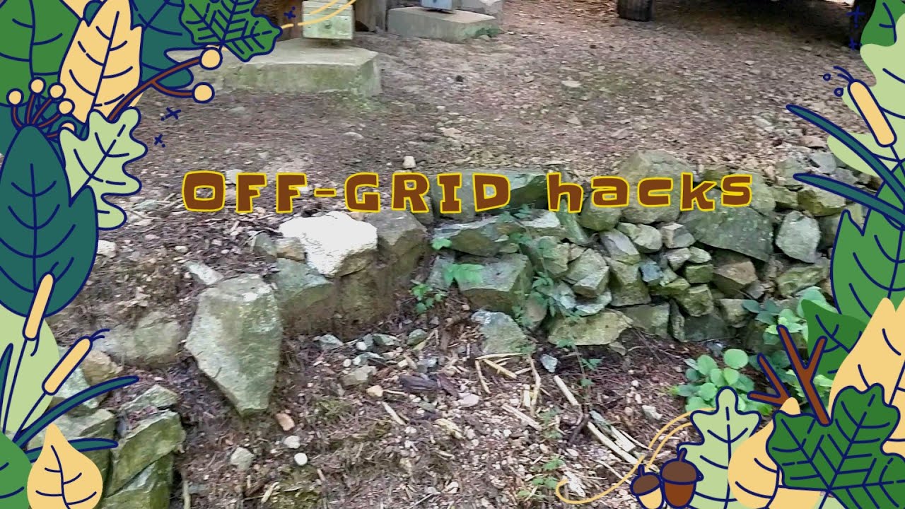 Off-Grid Hacks - stone, a free building material - rock! - YouTube