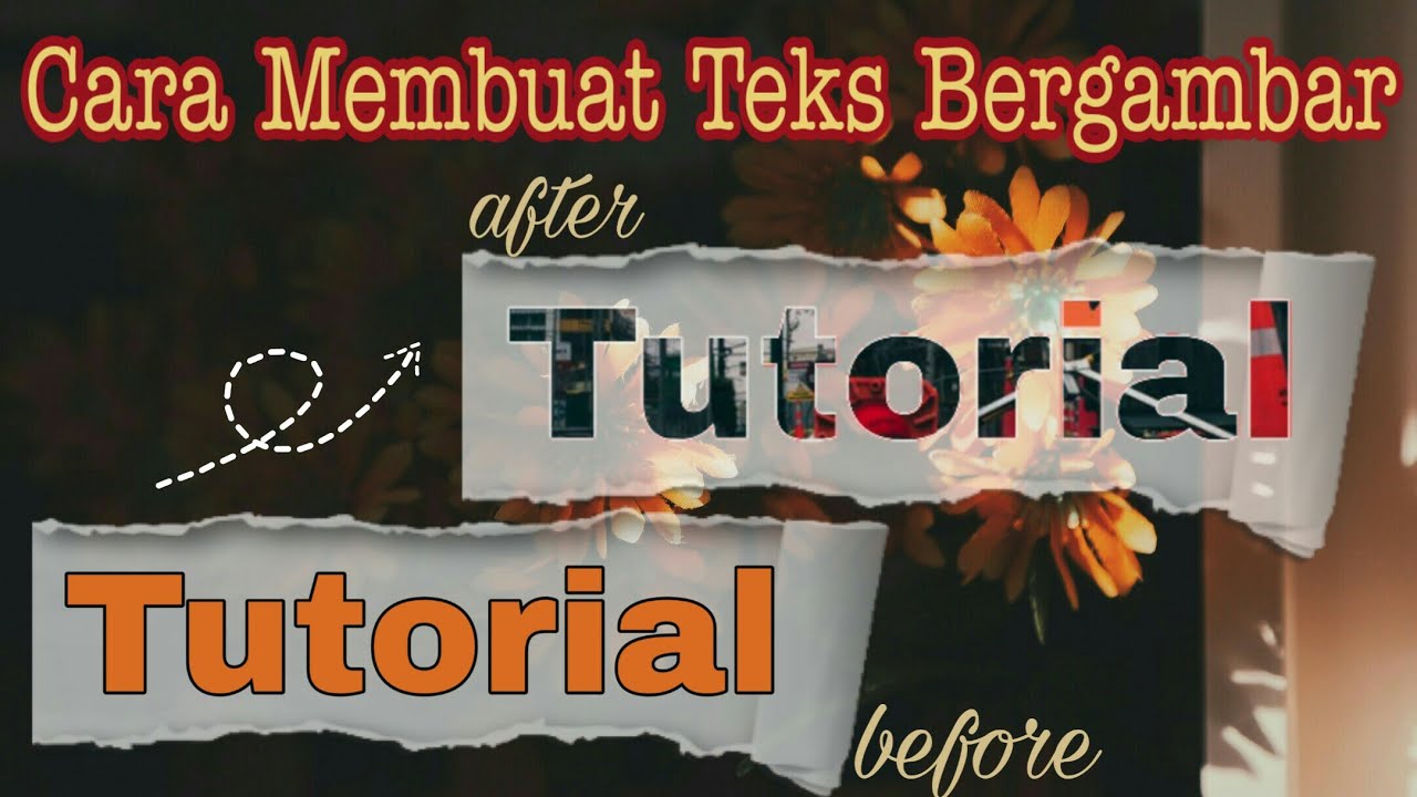 Cara Membuat Teks Bergambar 🍭 || Gampang banget cuman pake Picstart😍😱 ...