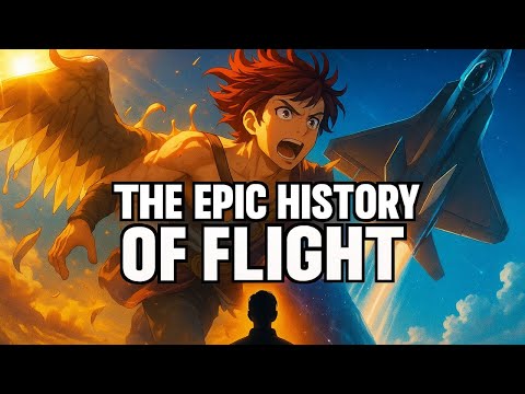 The Epic History of Flight: From Icarus to Space Age in Anime Style!
