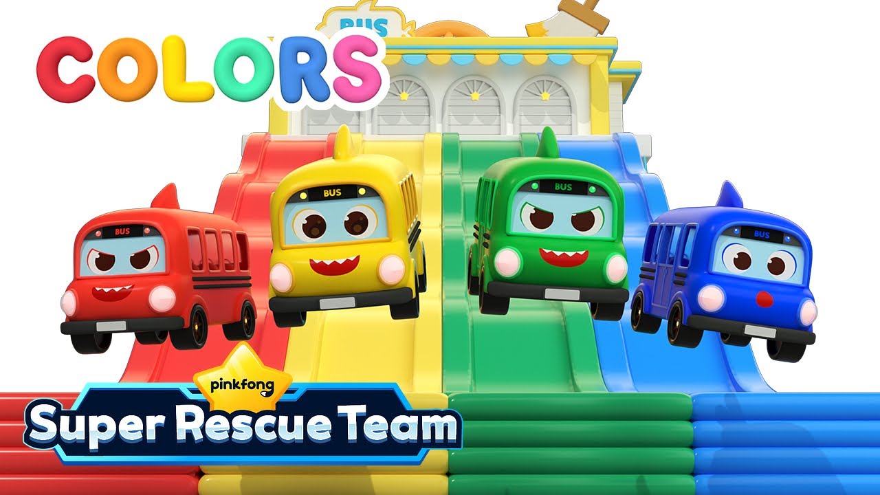 🚌 Let's Ride with Color Buses｜Baby Shark Toy Car｜Car Song for Kids ...