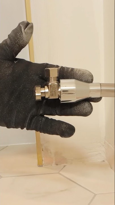 PEX A Toilet Valve Installation - #shorts - YouTube