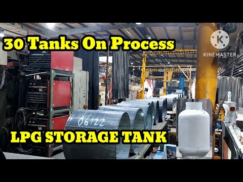 Cooking Gas Tank Making - 6,120 done yesterday +30 today (450 liters ...
