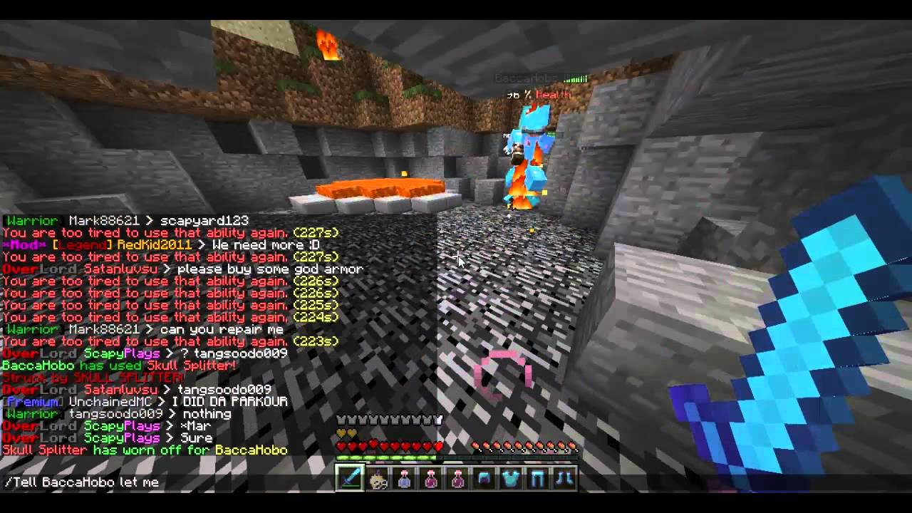 PVP en Unchainedmc / PVP on unchainedmc - YouTube