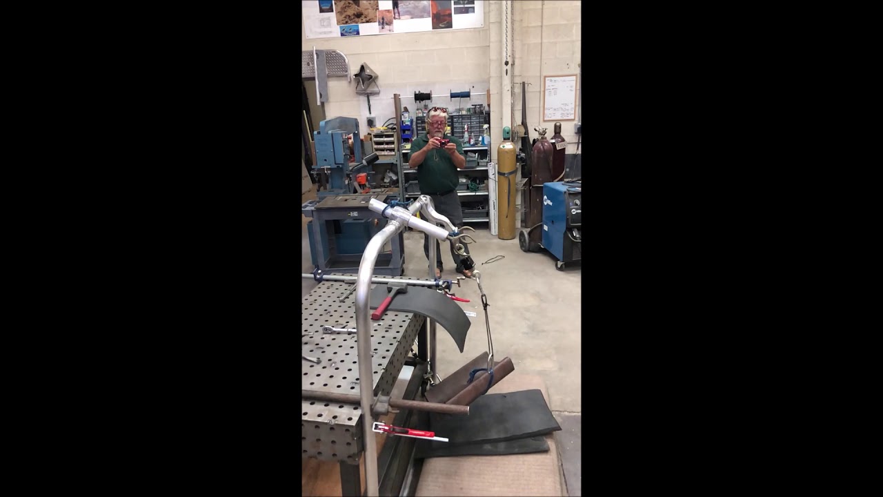 Raft frame oar tower testing - YouTube