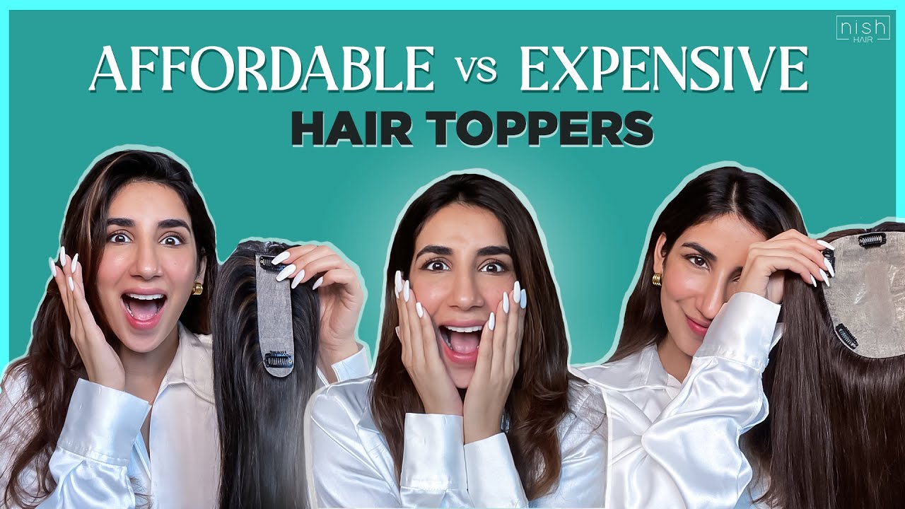 DIFFERENT SIZE OF HAIR TOPPERS | Small Size to Large Size Hair Toppers ...
