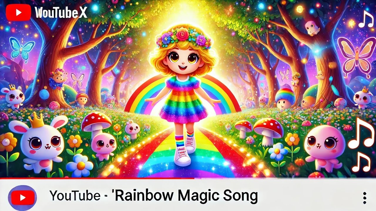 Rainbow Magic Song 🌈🎶 – Sing, Dance & Learn with Colors - YouTube