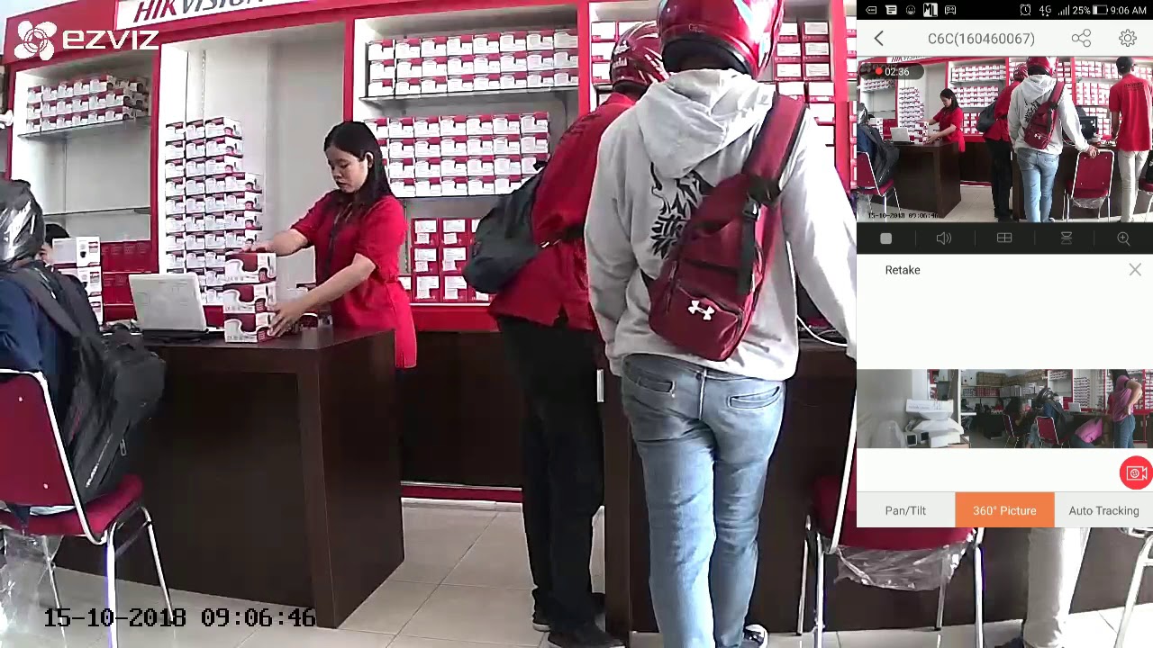 Camera Ezviz ez360 / C6C - YouTube