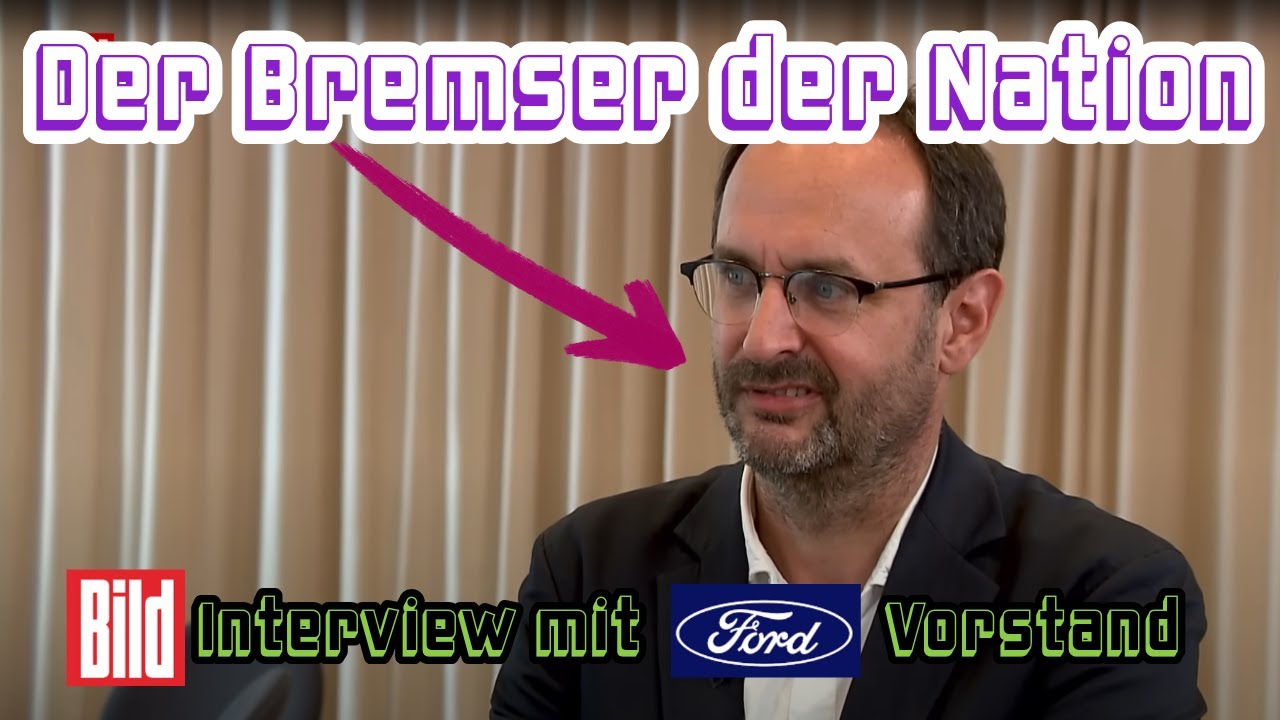 Bild präsentiert: Der Bremser der Nation | Interview mit Ford-Vorstand | REACTION - YouTube