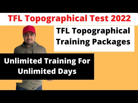TFL Topographical Test 2022/ TFL Topographical Test Training packages ...