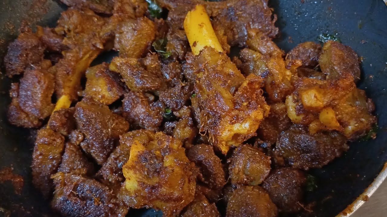 Pan Fried Mutton Recipe - YouTube