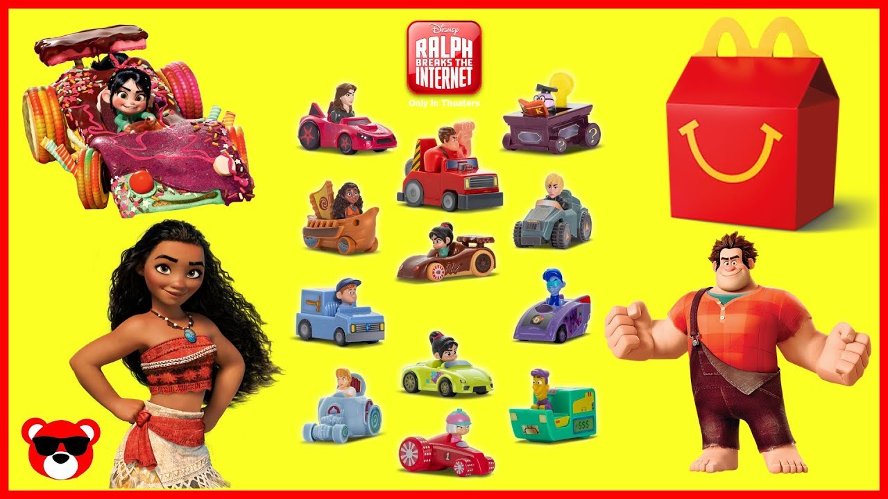 RALPH BREAKS THE INTERNET 2018 Fast Food Toys from Happy Meal with ...
