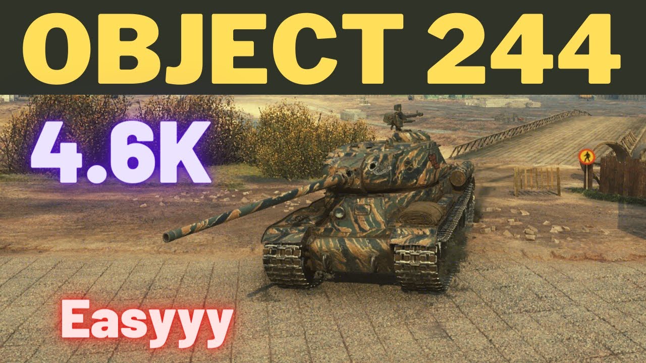Object 244: Very Easy - World Of Tanks - YouTube