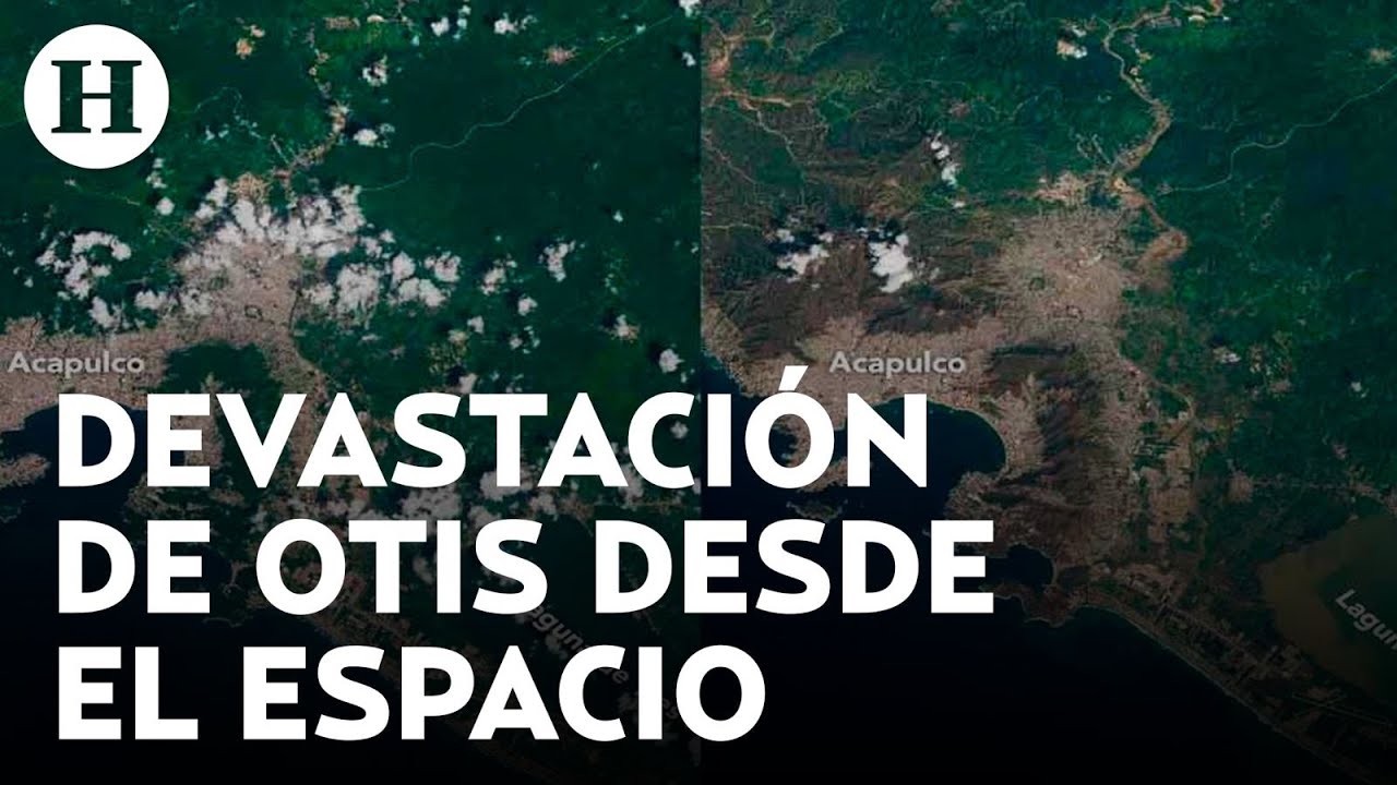 ¡Impactante! NASA revela imágenes del antes y después de Acapulco tras ...