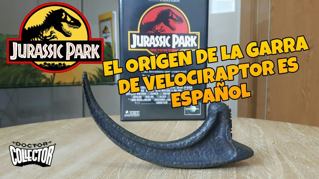 30 AÑOS DE JURASSIC PARK | La GARRA de VELOCIRAPTOR y su ORIGEN - YouTube