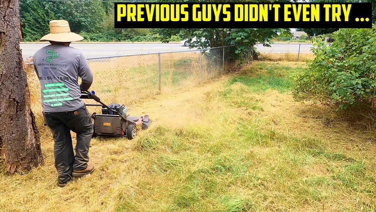 NEGLECTED Property Gets A Much Needed Touch-Up! Overgrown Property ...