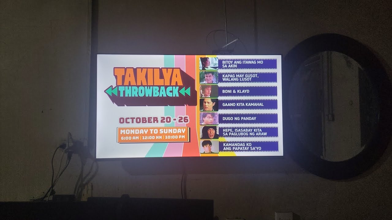 I Heart Movies - Takilya Throwback Lineup (October 20-26) [19-OCT-2025 ...