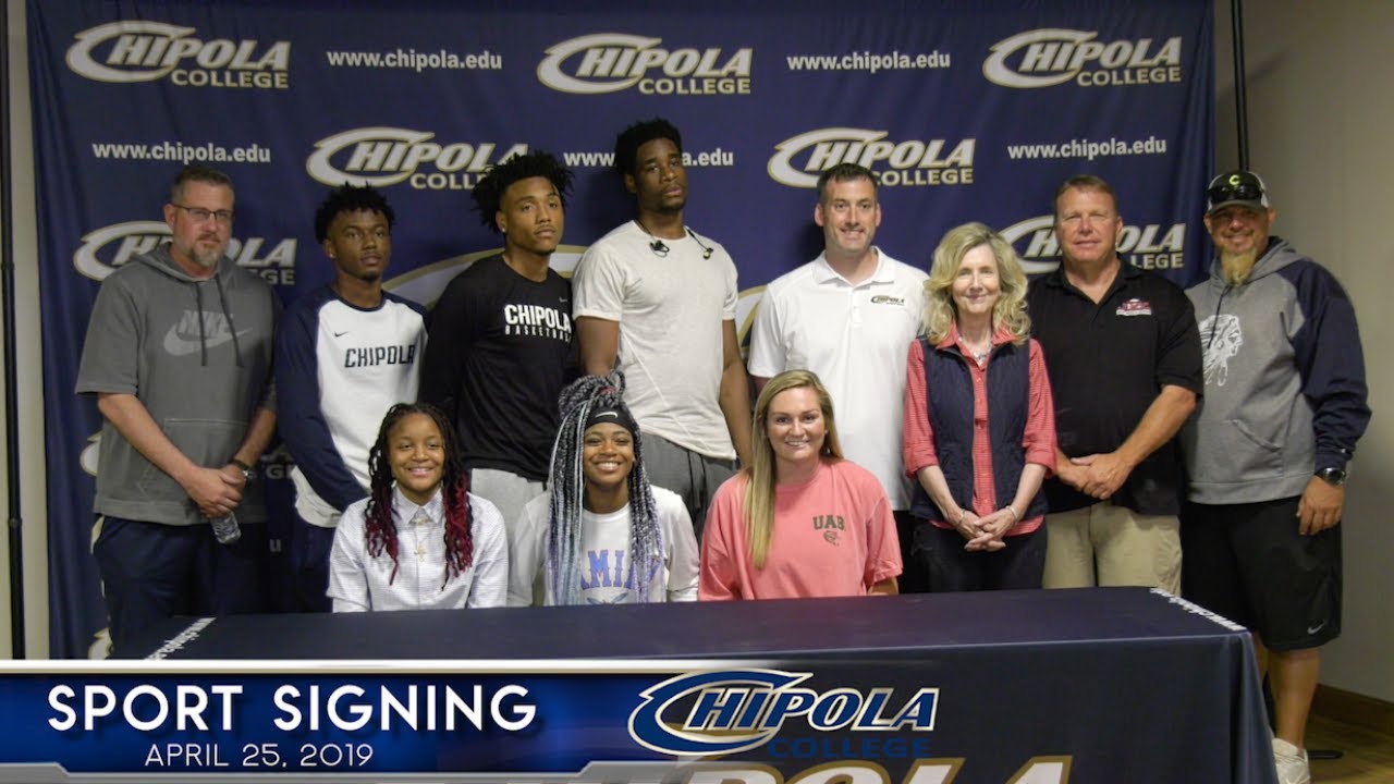 Chipola College Sports Signing April 25, 2019 - YouTube