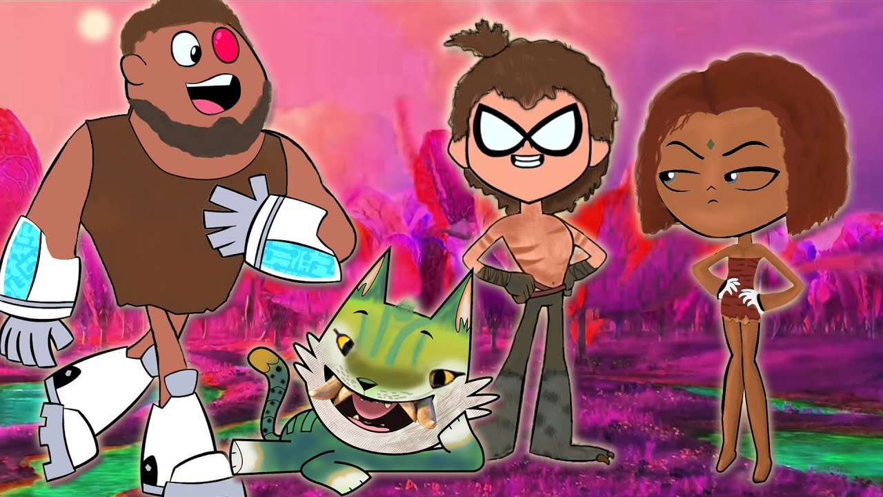 Teen Titans Go! Color Swap Transforms Raven The Croods | Moon Color ...