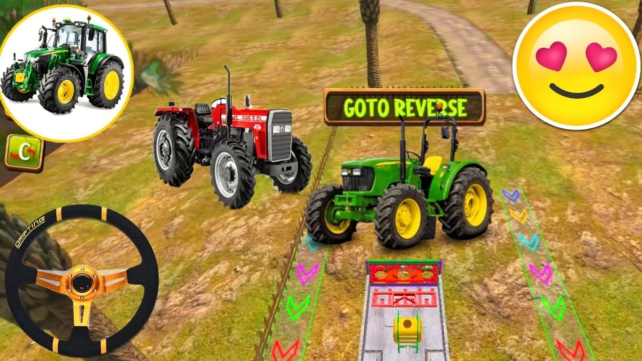 Game : Tractor Sim :Tractor Farming Simulator / ट्रैक्टर से बकरी ...
