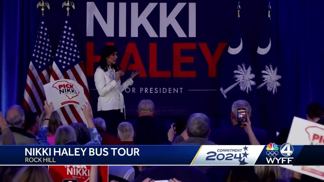 Trump & Haley campaign in SC - YouTube