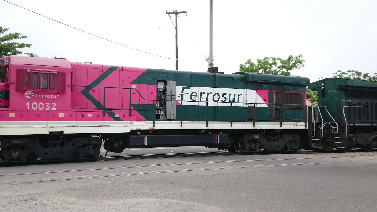 Ferrosur 4614, 4600, 10032, 4412 y 4413 máquinas solas. - YouTube