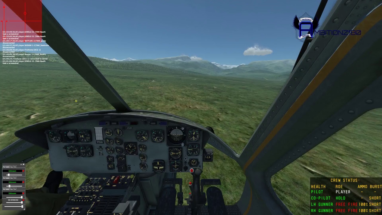 DCS HUEY heli flight - YouTube