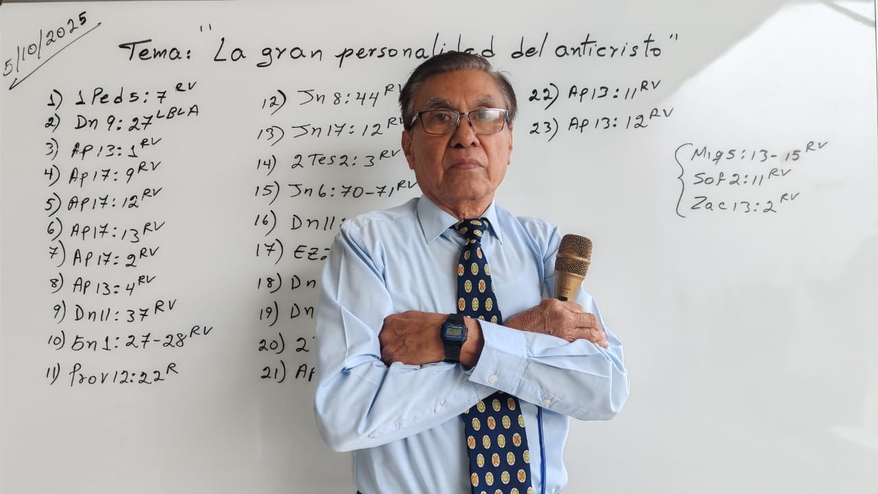 " La gran personalidad del anticristo ". Pastor René Cerezo Trujillo ...