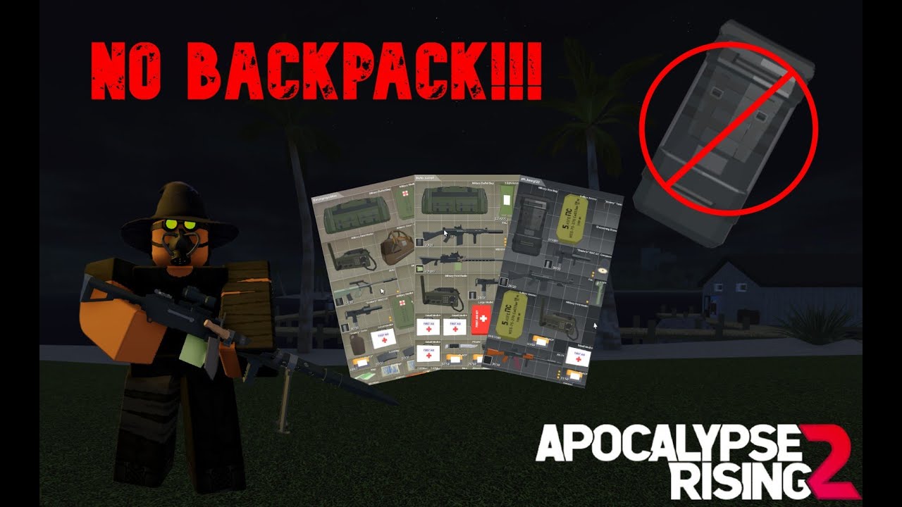 Apocalypse Rising 2 - NO BACKPACK CHALLENGE!! (4 Days 40 Kills - YouTube