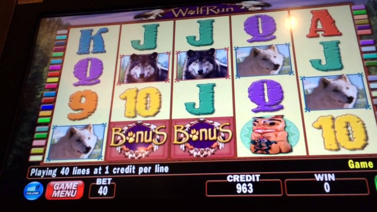 LIVE PLAY W BONUS Wolf Run high limit slots $40 BET - YouTube