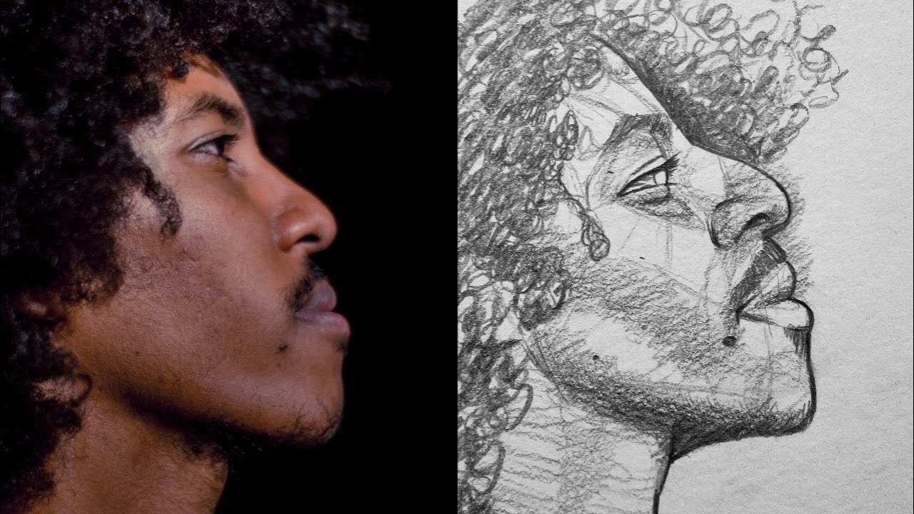 How to Easily Draw a Portrait | A Beginners Guide - YouTube