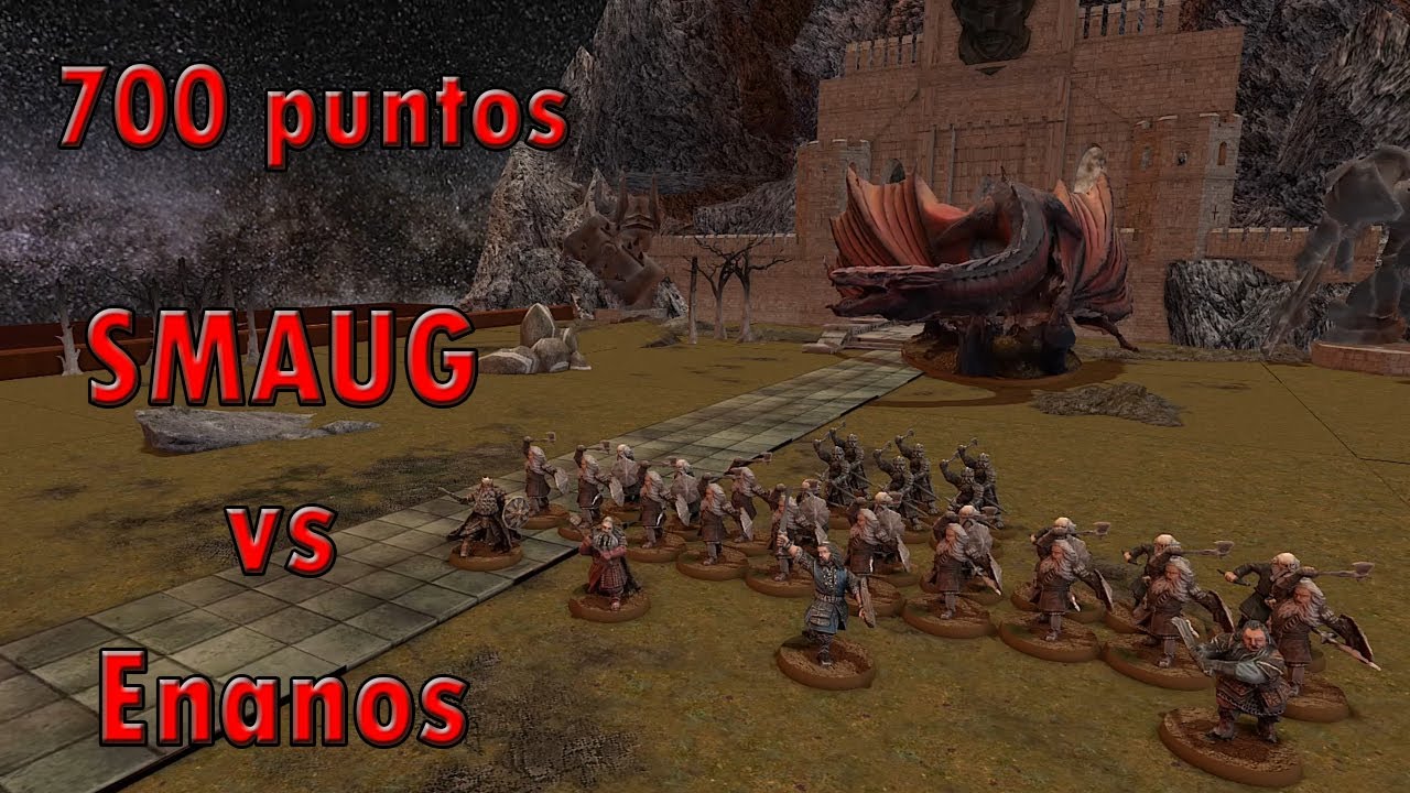 700 puntos/Smaug vs Enanos/MESBG/ Tabletop Simulator - YouTube