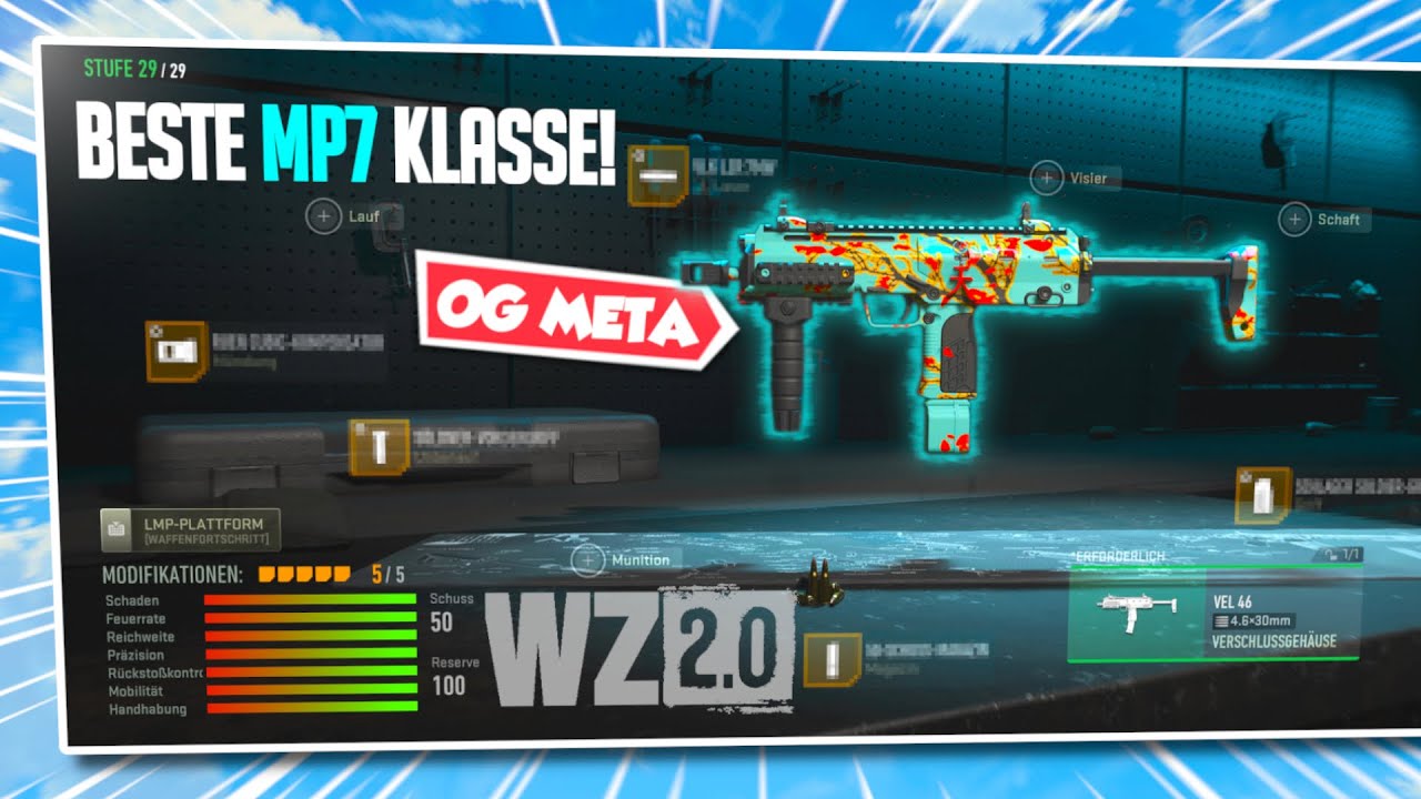 MP7 die *NEUE* BESTE WAFFE nach dem UPDATE?! (BESTE “VEL 46“ KLASSE ...