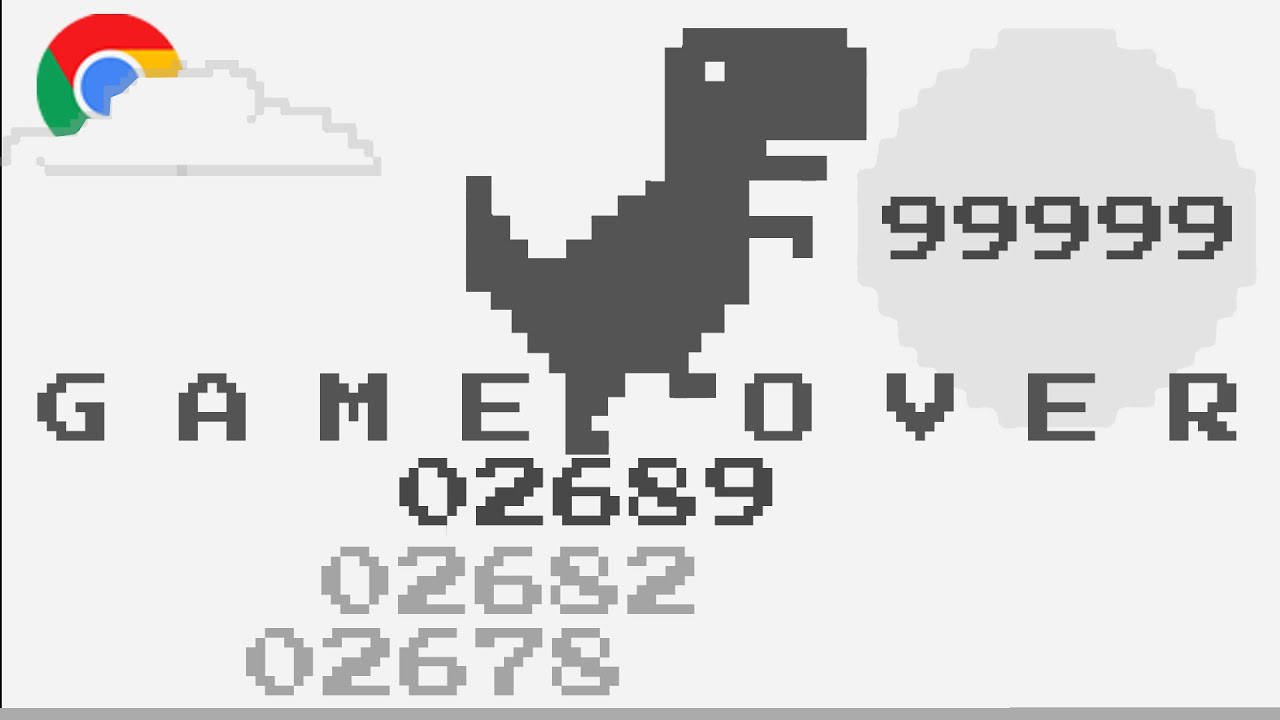 A New Dinosaur Attempt To Reach High Score In Dino T-Rex Game Ends In ...