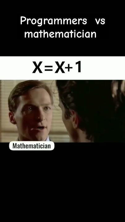programmers vs mathematician memes #schoolmemes #programmers #programming #mathematics #memes # ...