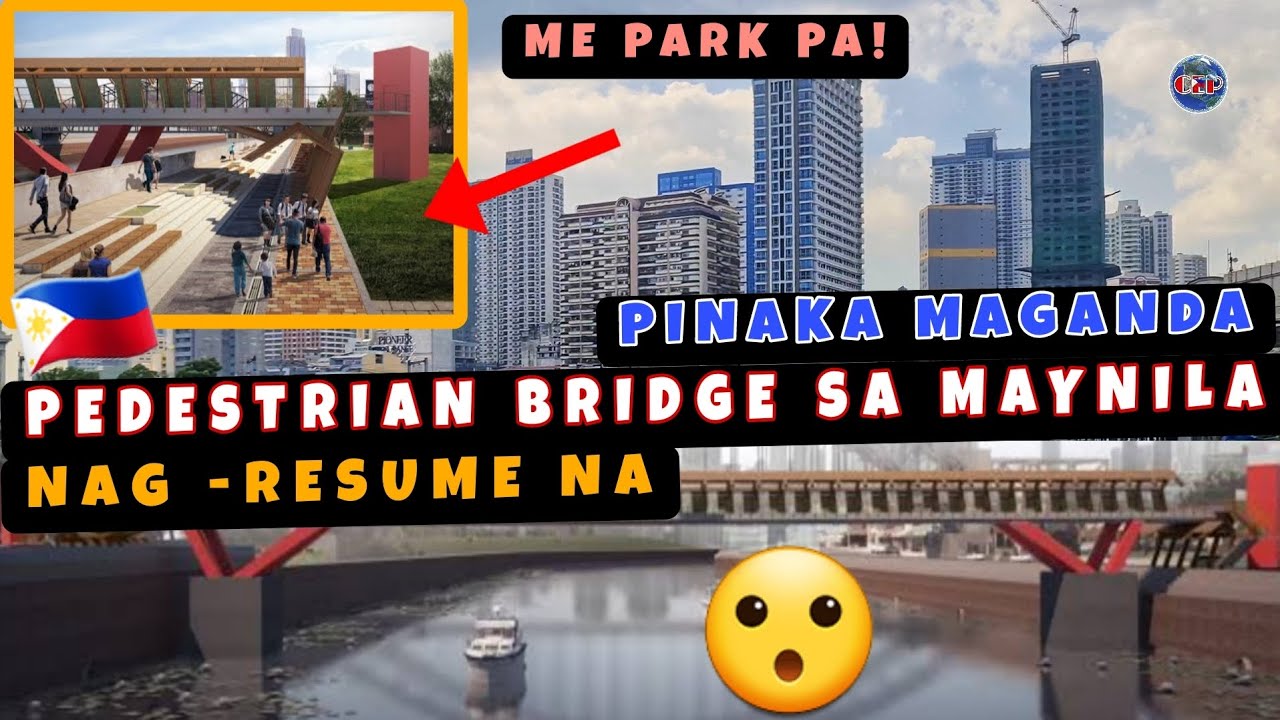 Construction ng Riverlane Pedestrian Bridge Itinuloy na! Quezon Bridge ...