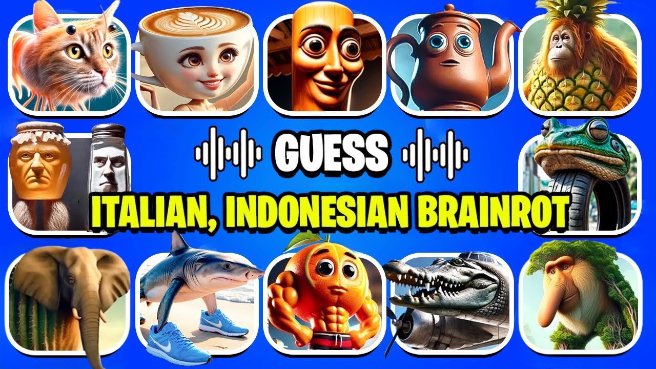 🧠 ¿Puedes Adivinar Estos Memes? | Animales Brainrot de Italia vs ...