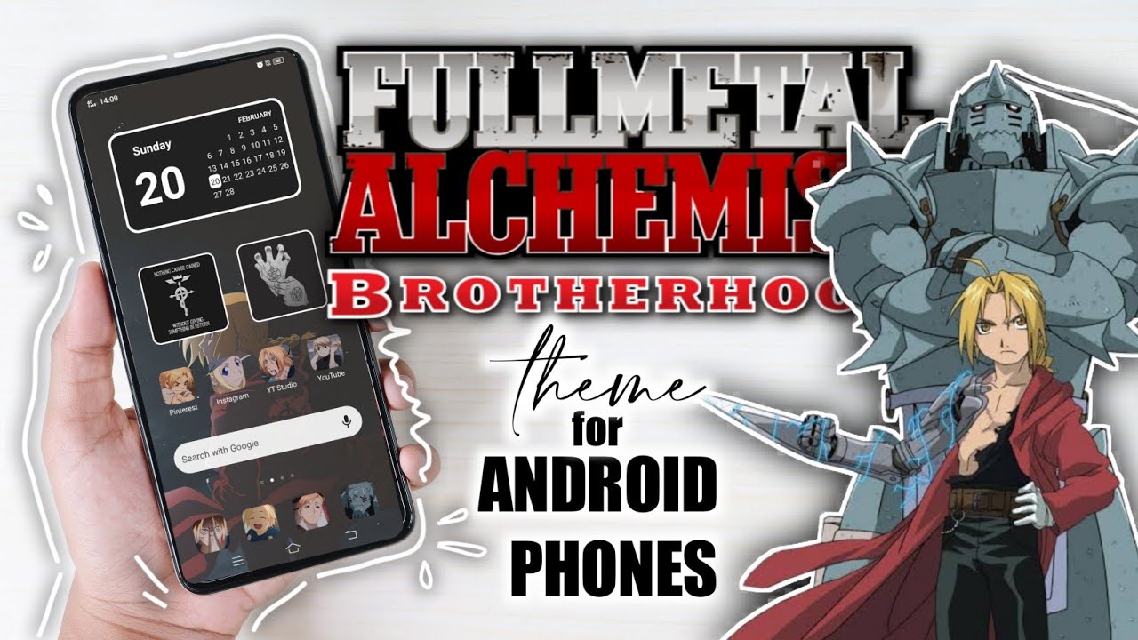 🦾 how to make an anime themed phone - fullmetal alchemist brotherhood ...