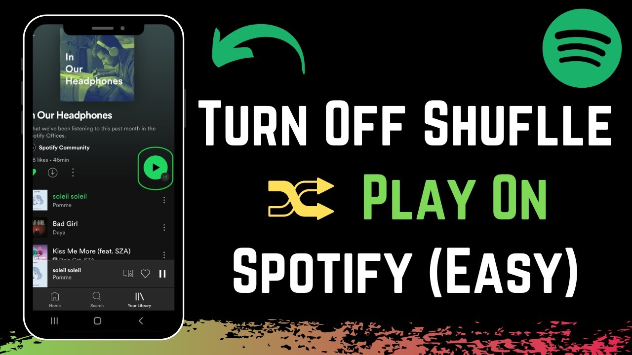 How to Off Shuffle Play on Spotify ! - YouTube