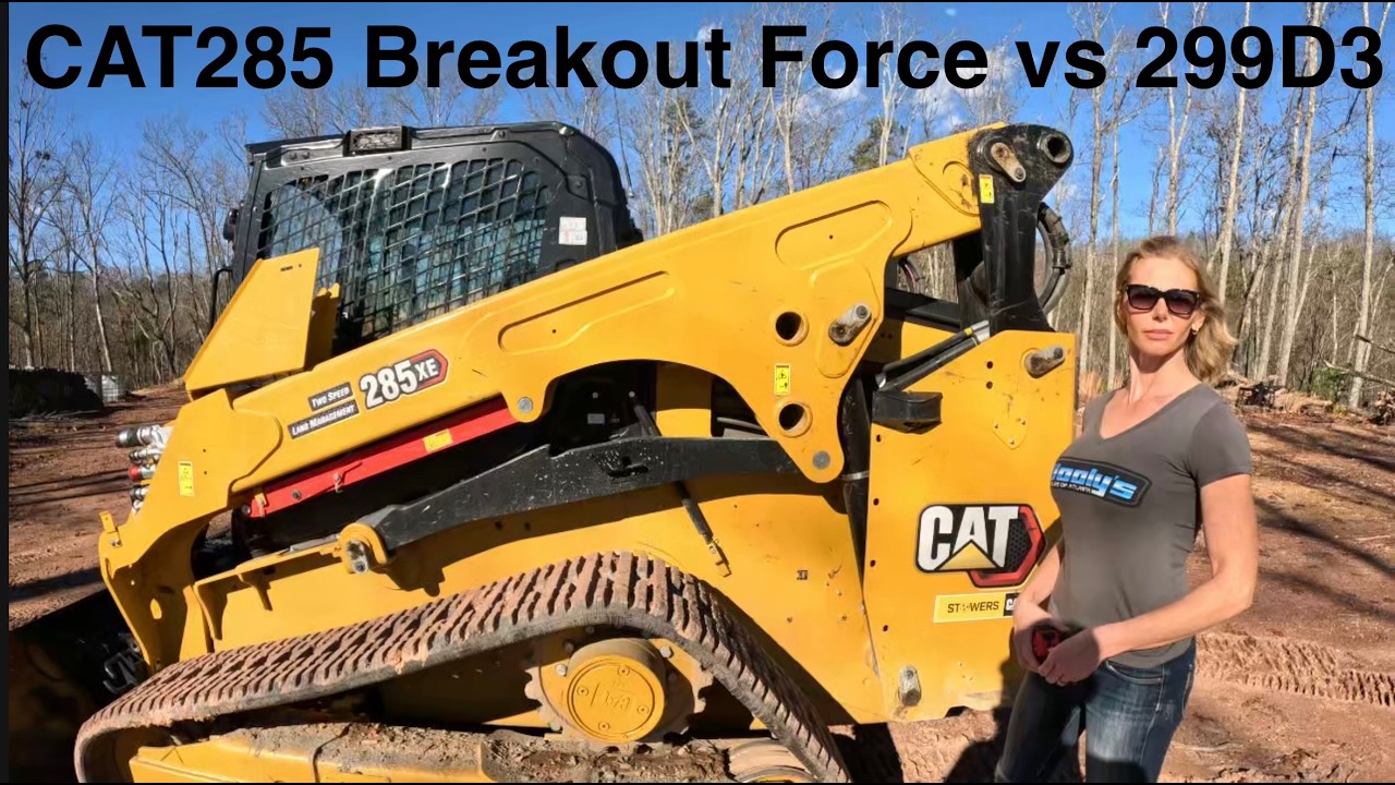 CAT 285XE Lifting Force Compared to 299D3XE - YouTube