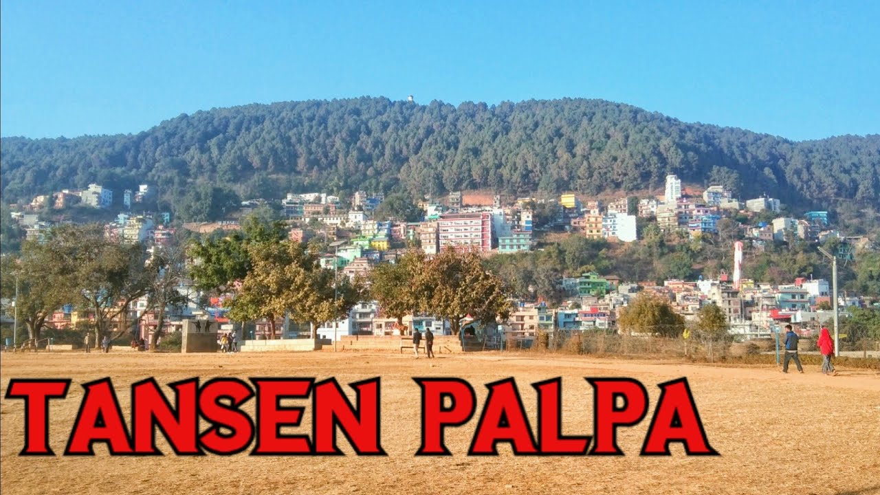 View of Tansen palpa from Tudikhel/ Beautiful view of Tansen palpa ...