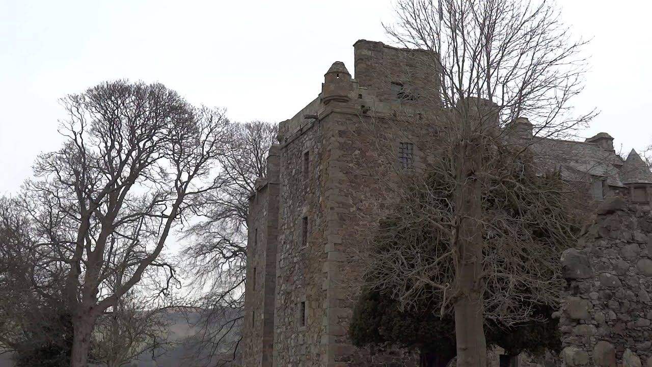 Winter Elcho Castle Rhynd South Bank Of River Tay Perthshire Scotland ...
