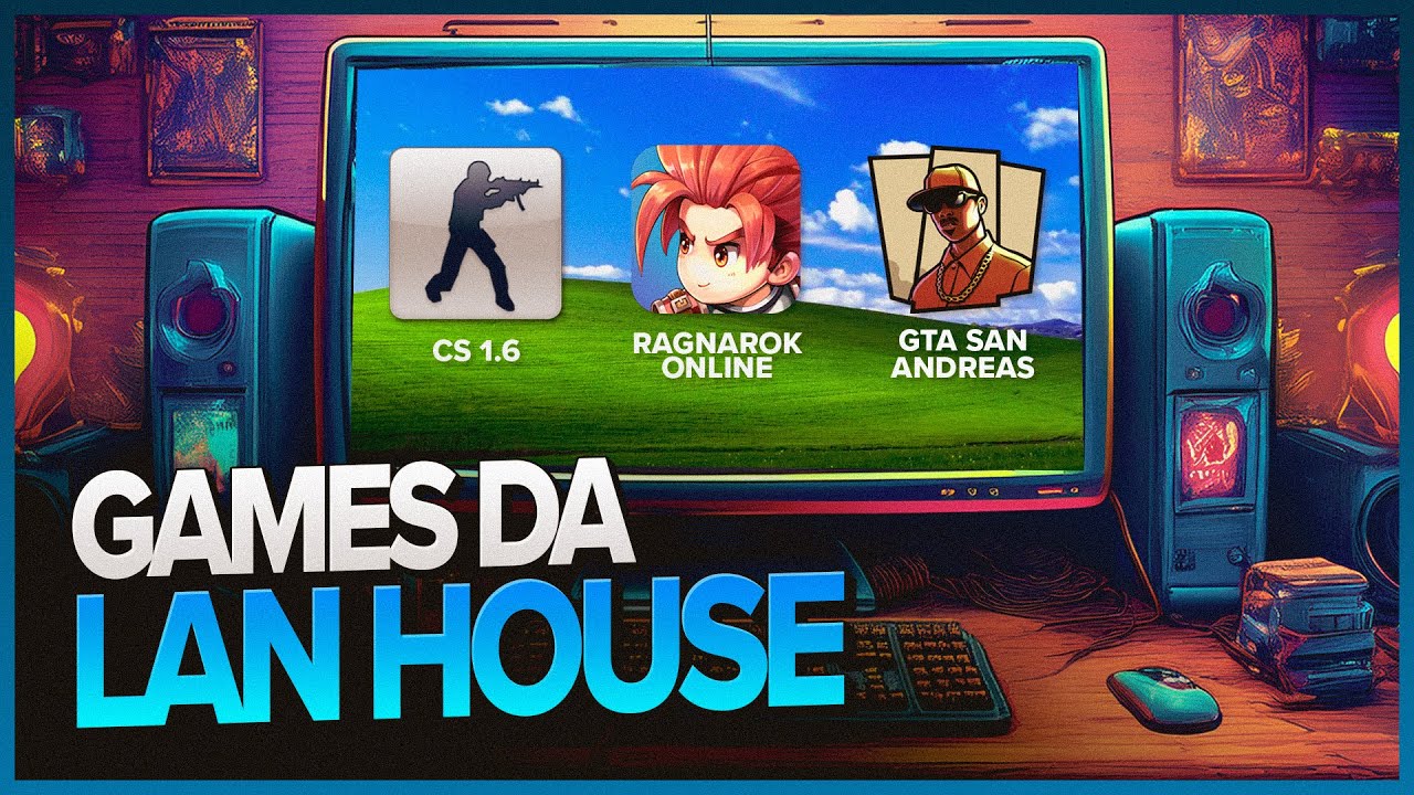 OS 10 JOGOS mais ICÔNICOS das LAN HOUSES nos ANOS 2000 🎮💻 - YouTube