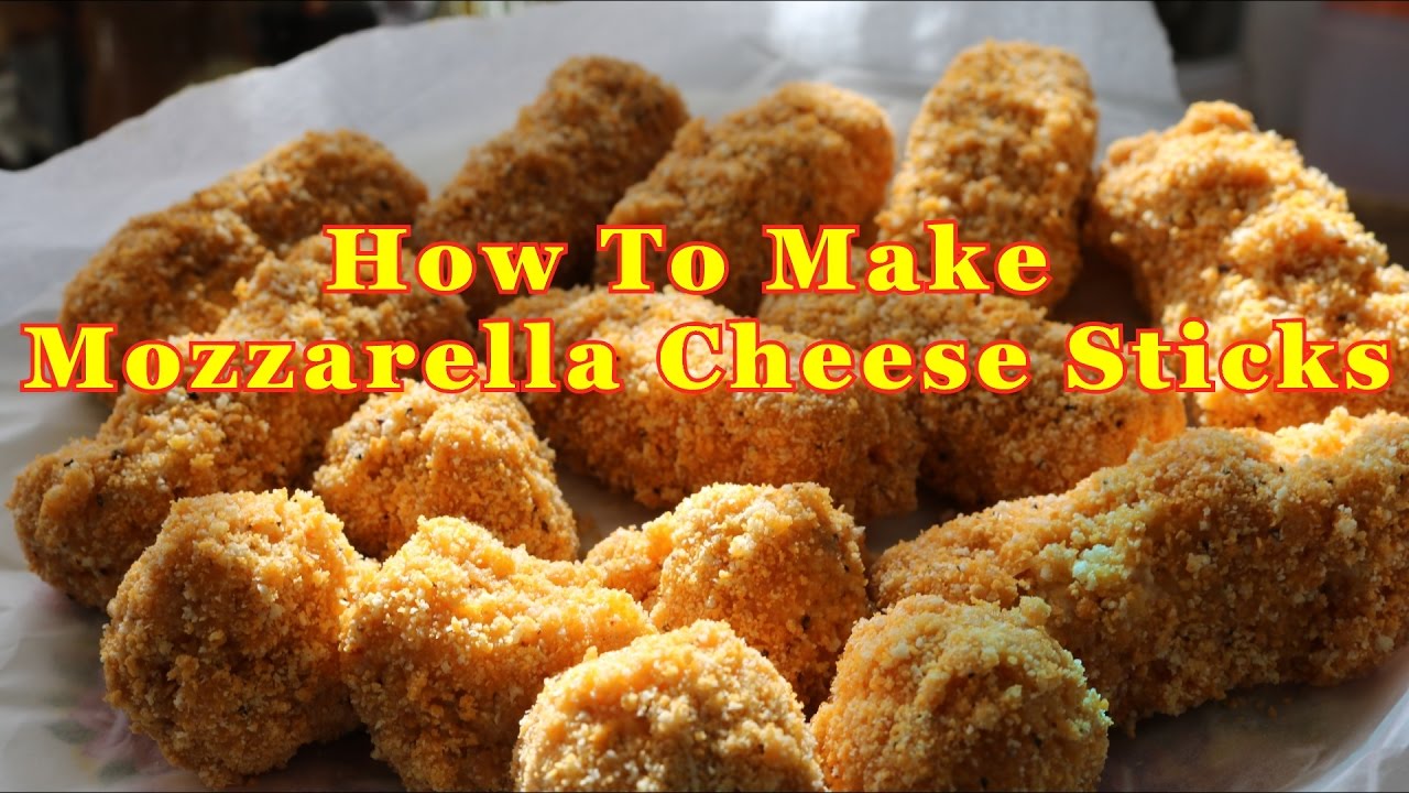 How To Make Mozzarella Cheese Sticks - YouTube