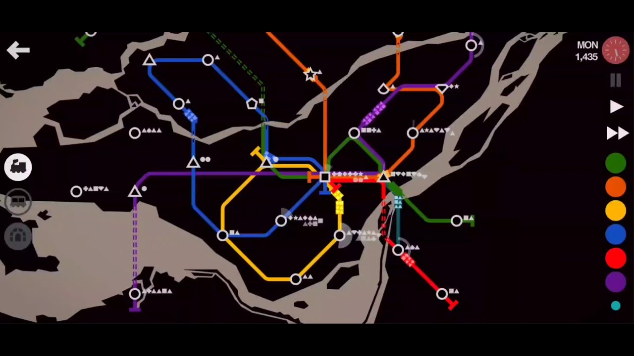 Mini Metro Daily Challenge Montreal 2020-01-27 - YouTube