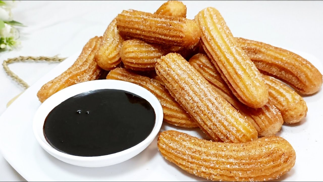 CHURROS HOMEMADE saus coklat - YouTube
