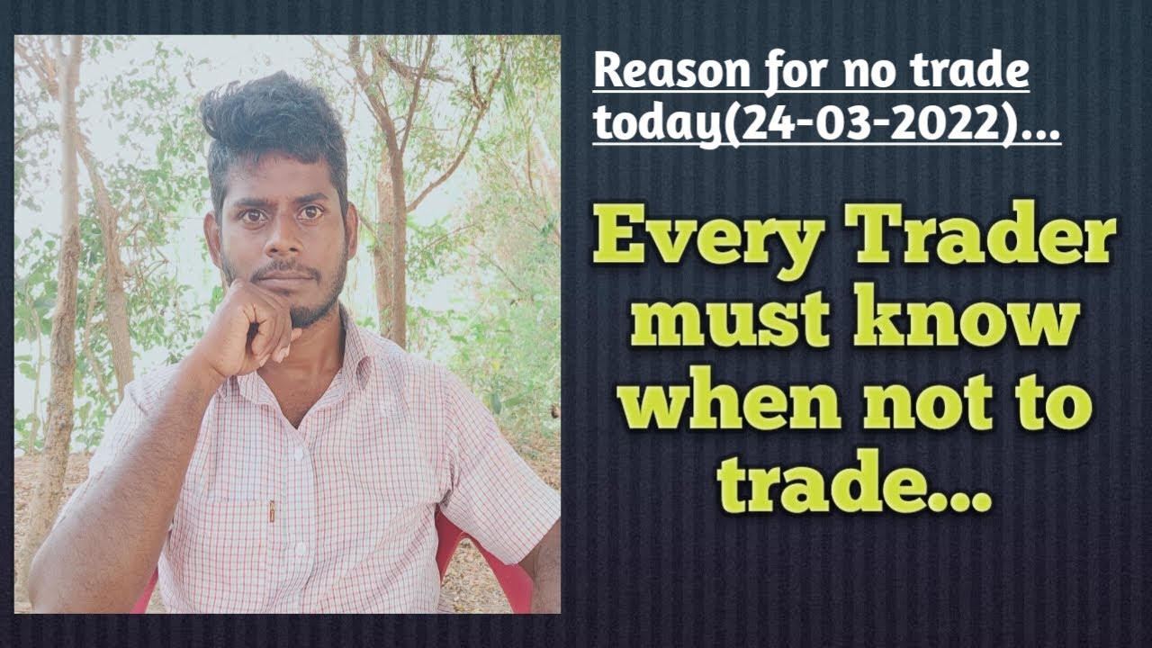 Reason for no trade today (24-03-2022)... - YouTube