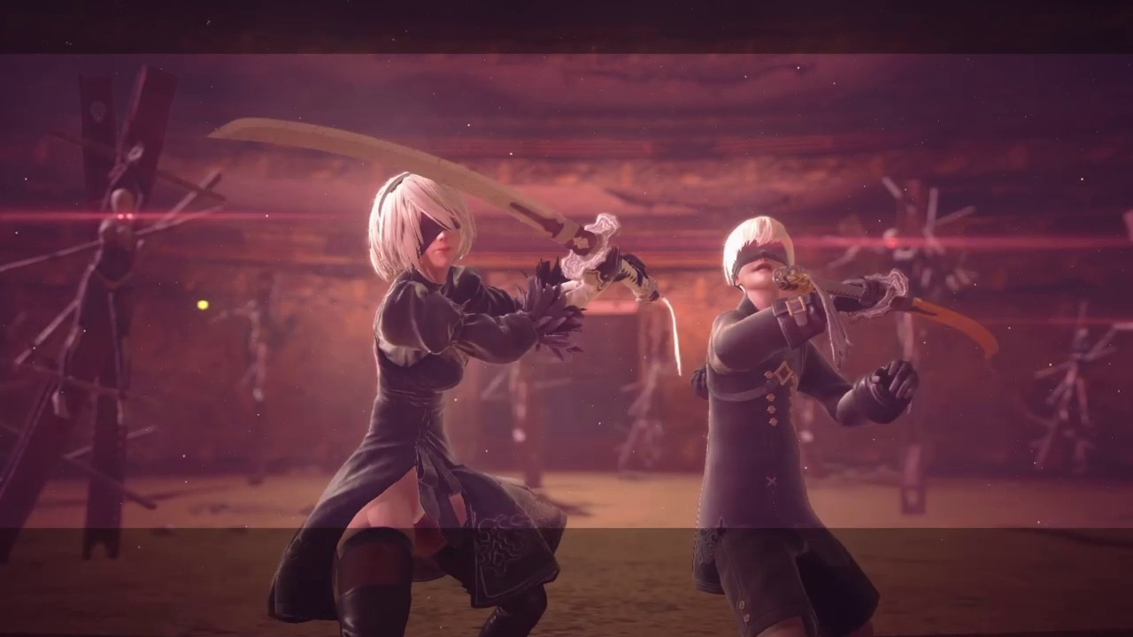 NieR:Automata [2B lvl 99 vs Opera Singer] - YouTube