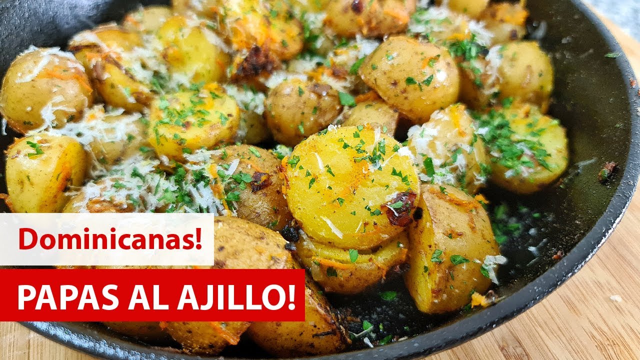Como hacer PAPAS SALTEADAS al AJILLO 🥔🧄🧅 [DELICIOSAS] | Cocina ...