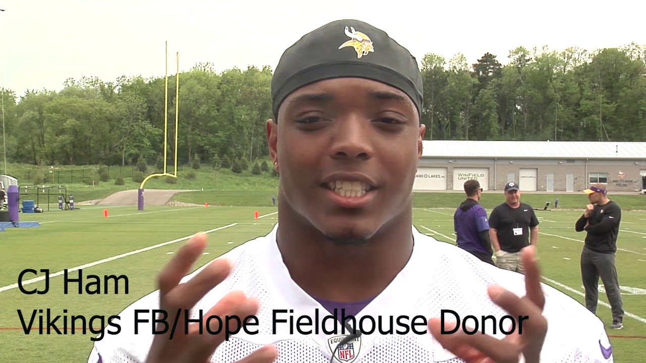 CJ Ham donates to Hope Fieldhouse - YouTube